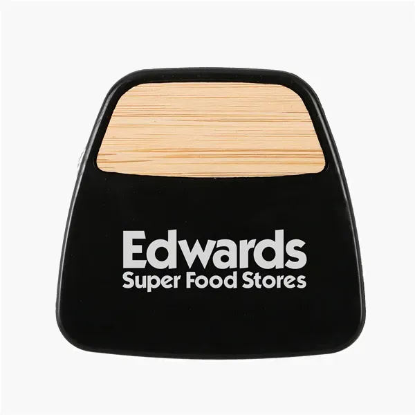 Promotion Pros - Bamboo Accent Magnetic Clip with Pen Holder